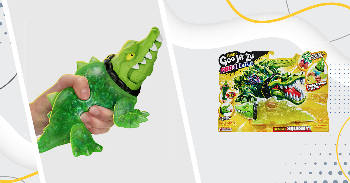 Figura Transformación Animal Goo Shifters Rock Jaw